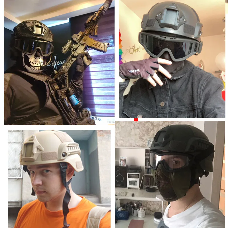 Airsoft Helmet Setup