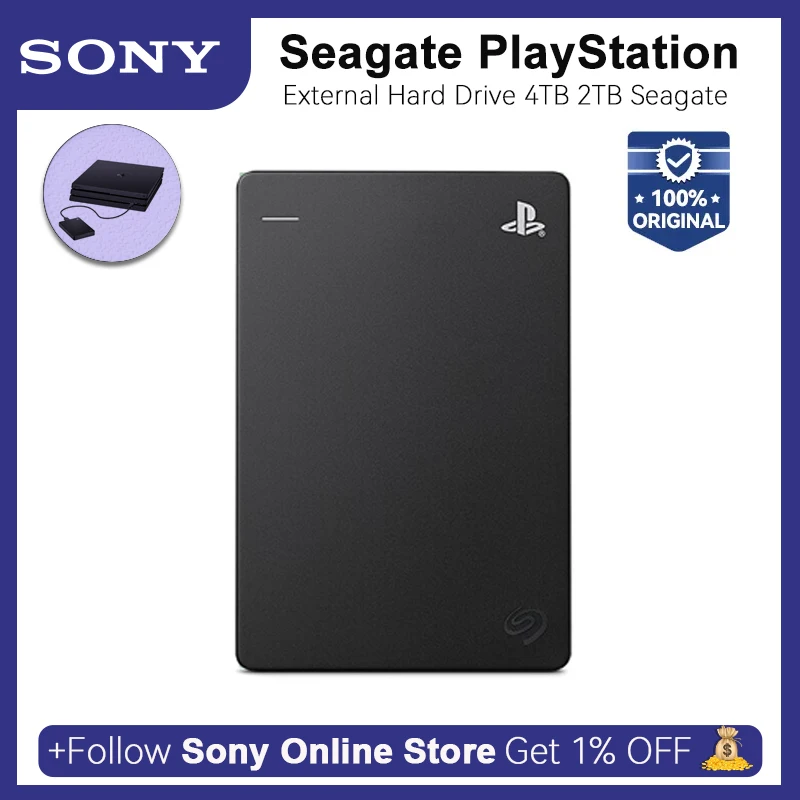 Sony Playstation Seagate 4tb 2tb Expansion Storage Game Hard Drive For ...