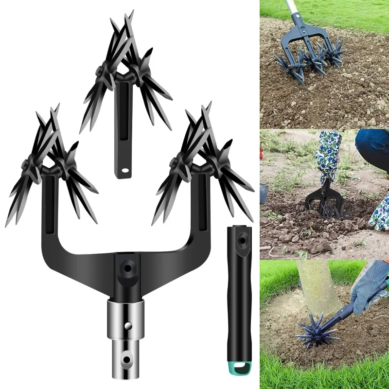 Rotary-Cultivator-Garden-Lawn-Ripper-Adjustable-Gardening-Rotary-Tiller ...