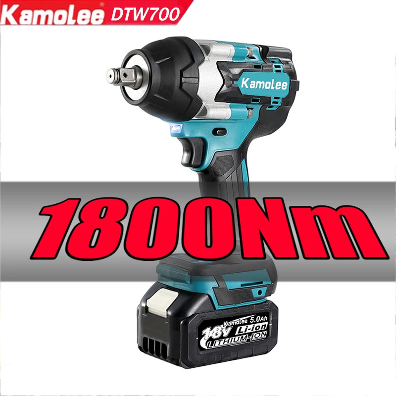 최고 품질 Kamolee DTW700 임팩트 렌치, 1800Nm 높은 토크, 6.0Ah 강력한 파워| | - AliExpress