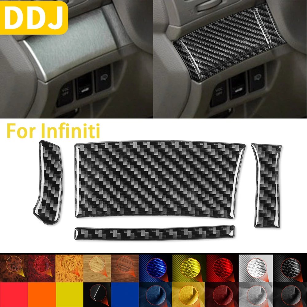 For Infiniti G37 2010-2013 G25 11 12 Q60 14-15 Accessories Carbon Fiber ...