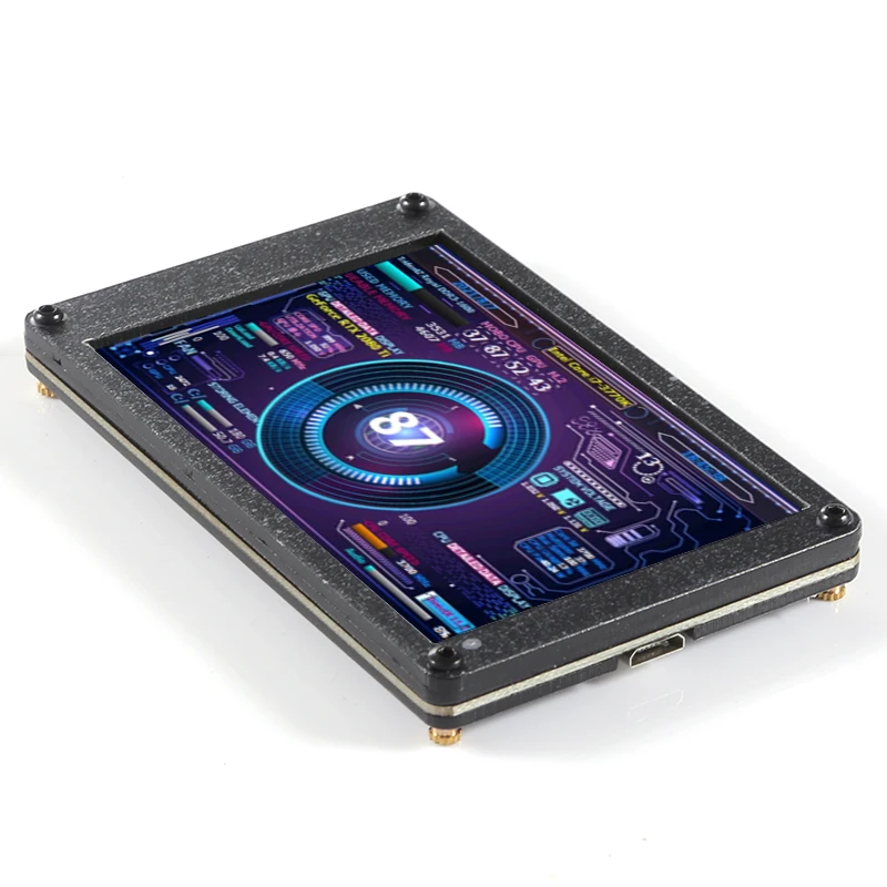 Usb2 Lcd Aida64 섀시 디스플레이 화면 35 인치 Ips Lcd 모니터 디스플레이 Usb 디스플레이 서브 스크린