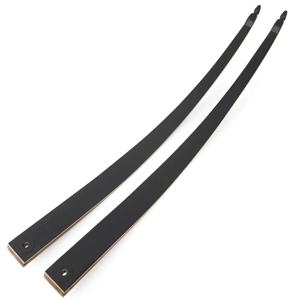 60-Recurve-Bow-Limbs-Black-Hunter-Longbow-25-60lbs-Bamboo-Core-Limbs ...