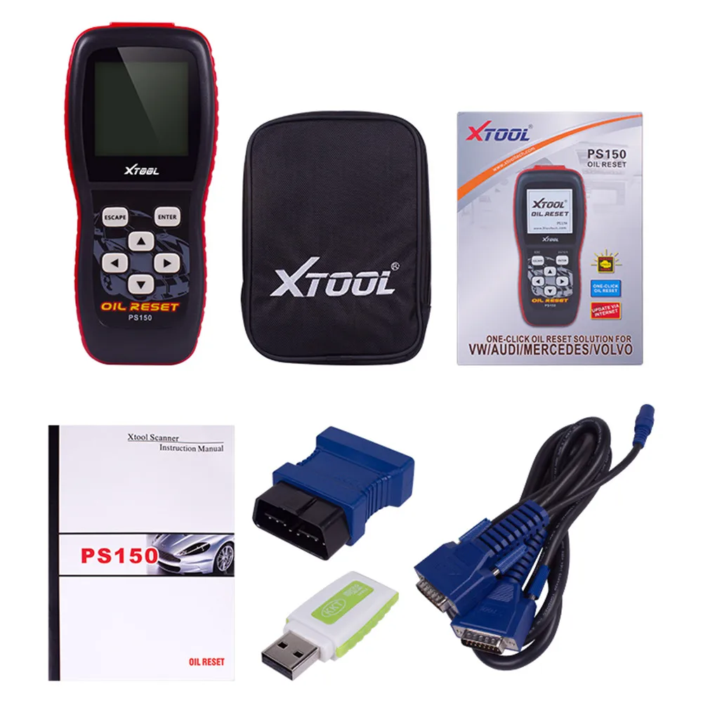 XTOOL-PS150-12V-Car-Oil-Reset-Tool-ABS-Car-Oil-Reset-Oil-Detection ...