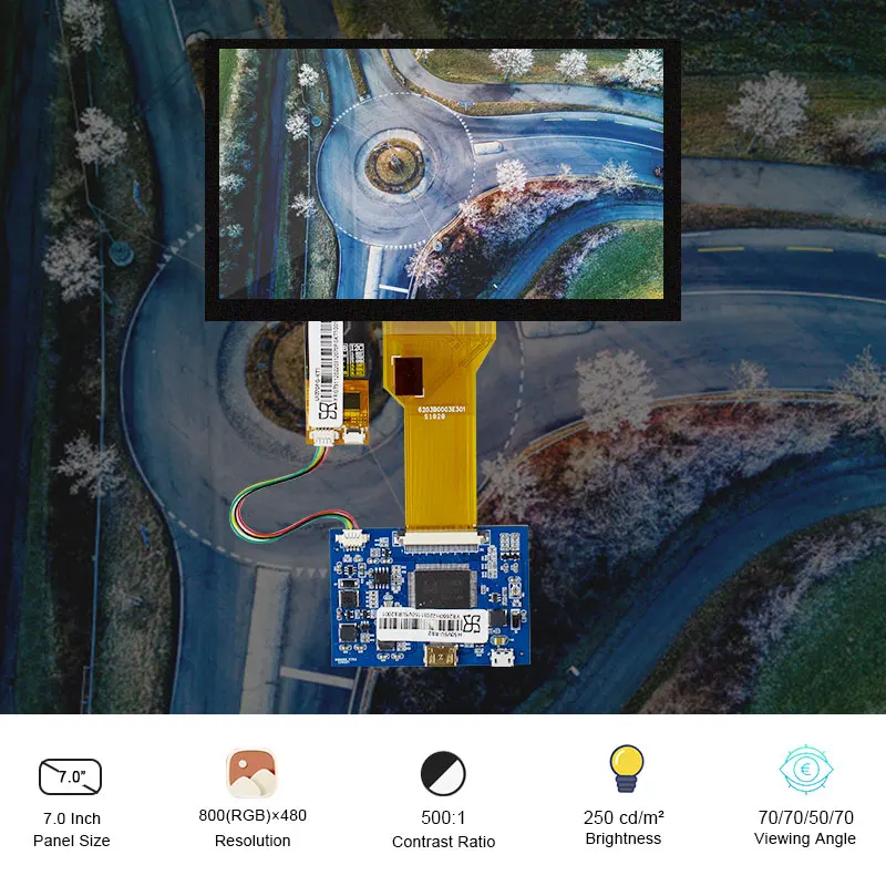 Innolux-Panel-LCD-Original-AT070TN92-pantalla-de-7-pulgadas-800x480-RGB ...