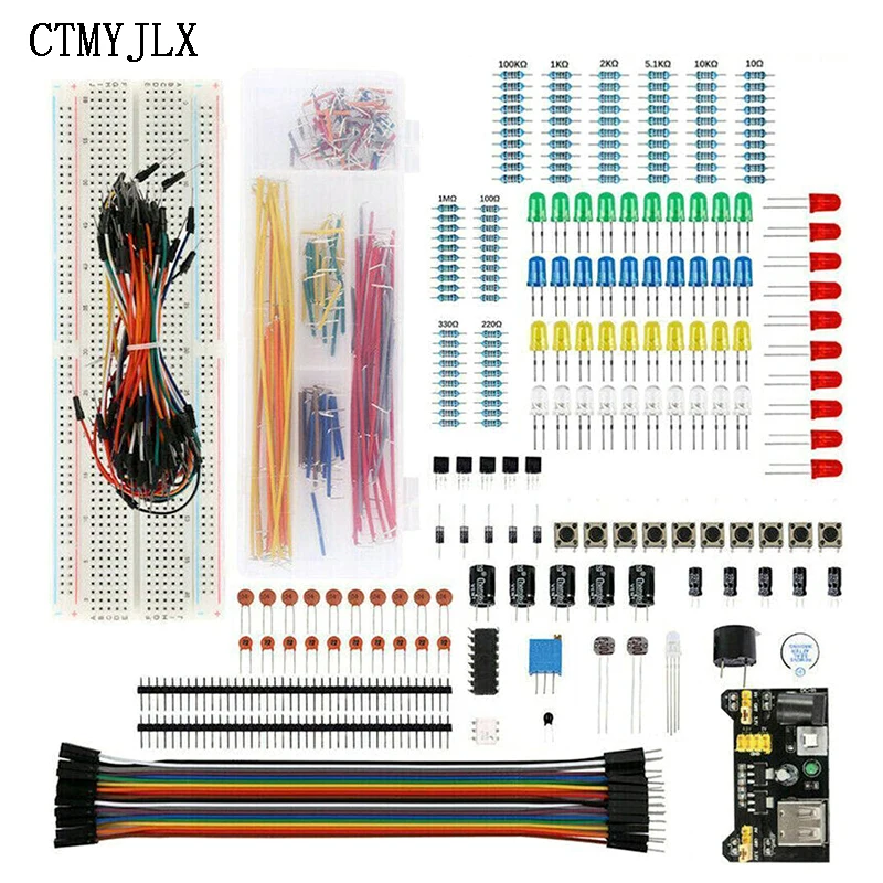 DIY-Electronic-DIY-Kit-Photoresistor-830-Tie-points-Breadboard-Resistor ...