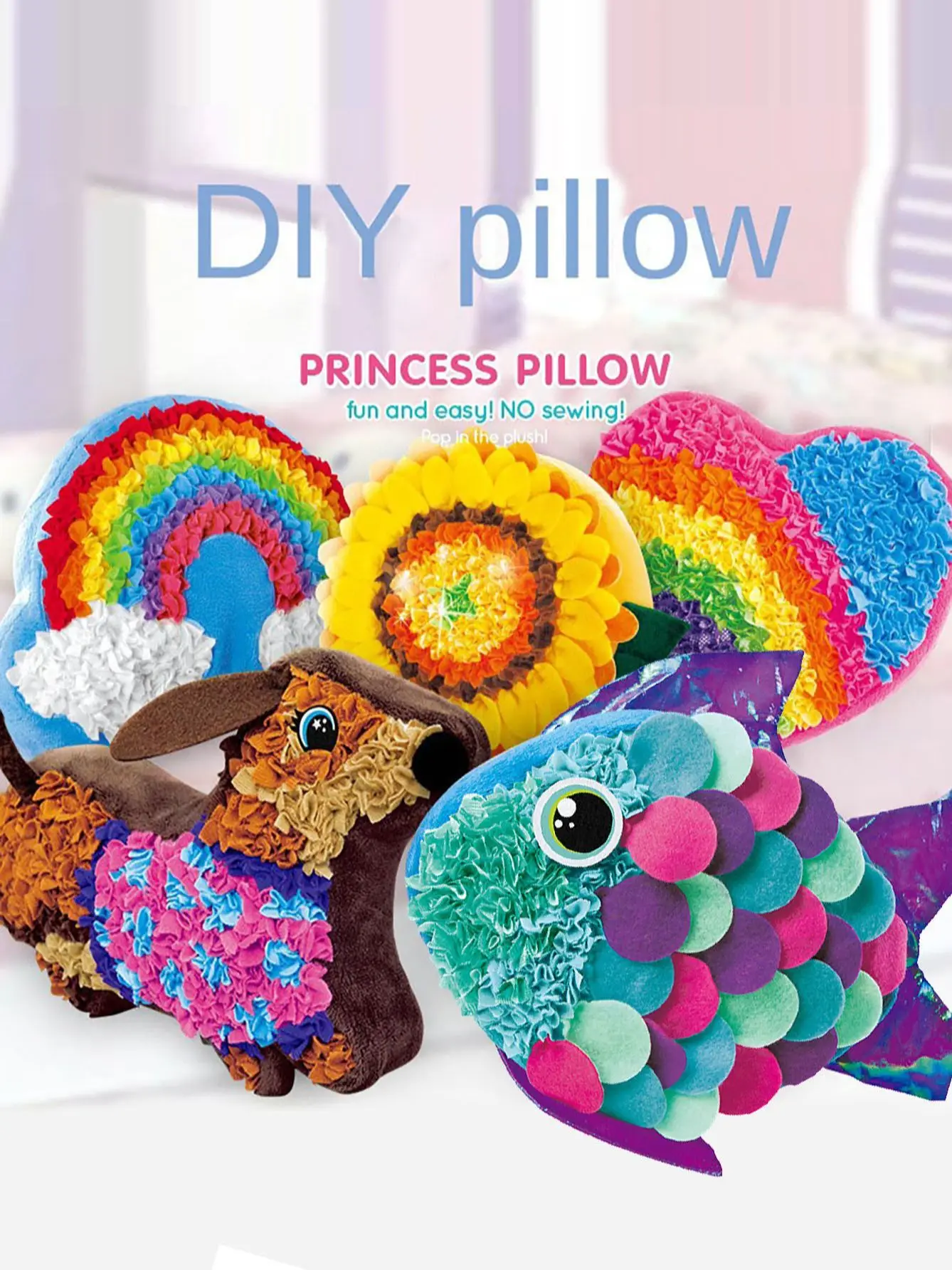DIY Handmade Pillow Material Package Cute Doll Kawaii Plush Children ...
