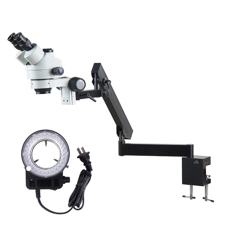 7X-45X-Focus-Stereo-Zoom-Dental-Microscope-Joint-Arm-Clamp-Fixation ...
