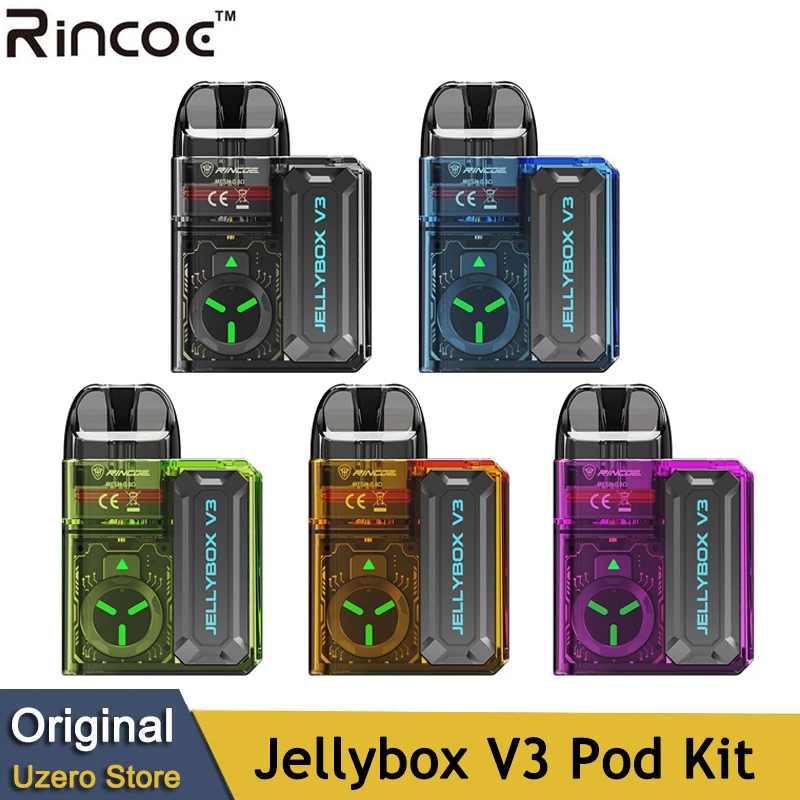 Original-Rincoe-Jellybox-V3-Pod-Kit-750mAh-Battery-16W-with-3ML-Empty-V ...