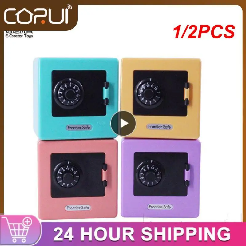 1-2PCS-Children-Money-Storage-Case-Simulation-Safe-Box-Coded-Lock-Coin ...