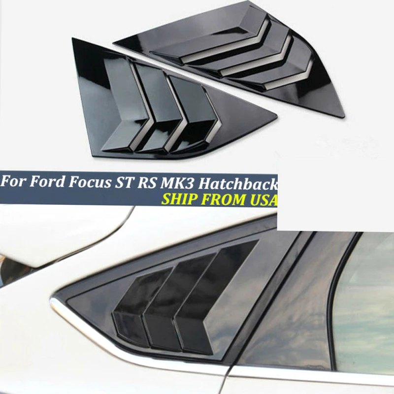 Rear Window Louvers Car Rear Window Blinds Side Tuyere Louvers Vent for ...