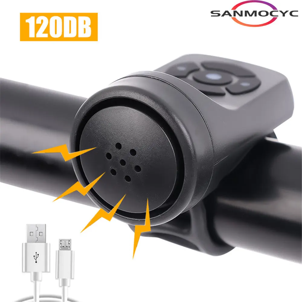 Claxon-de-bicicleta-para-motocicleta-bocina-el-ctrica-de-4-modos ...