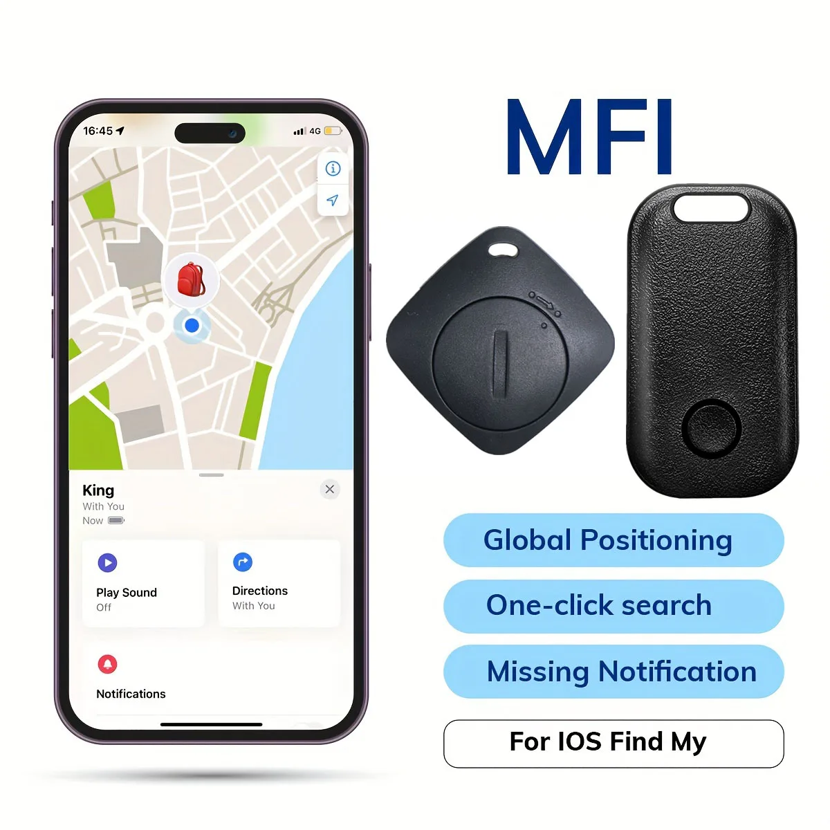 Smart-GPS-MFI-Rated-Locator-Bluetooth-For-App-Find-My-AntiLost-Reminder ...