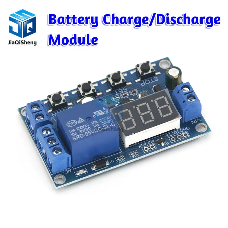 Battery Charge/Discharge Module Integrated Voltmeter Undervoltage ...