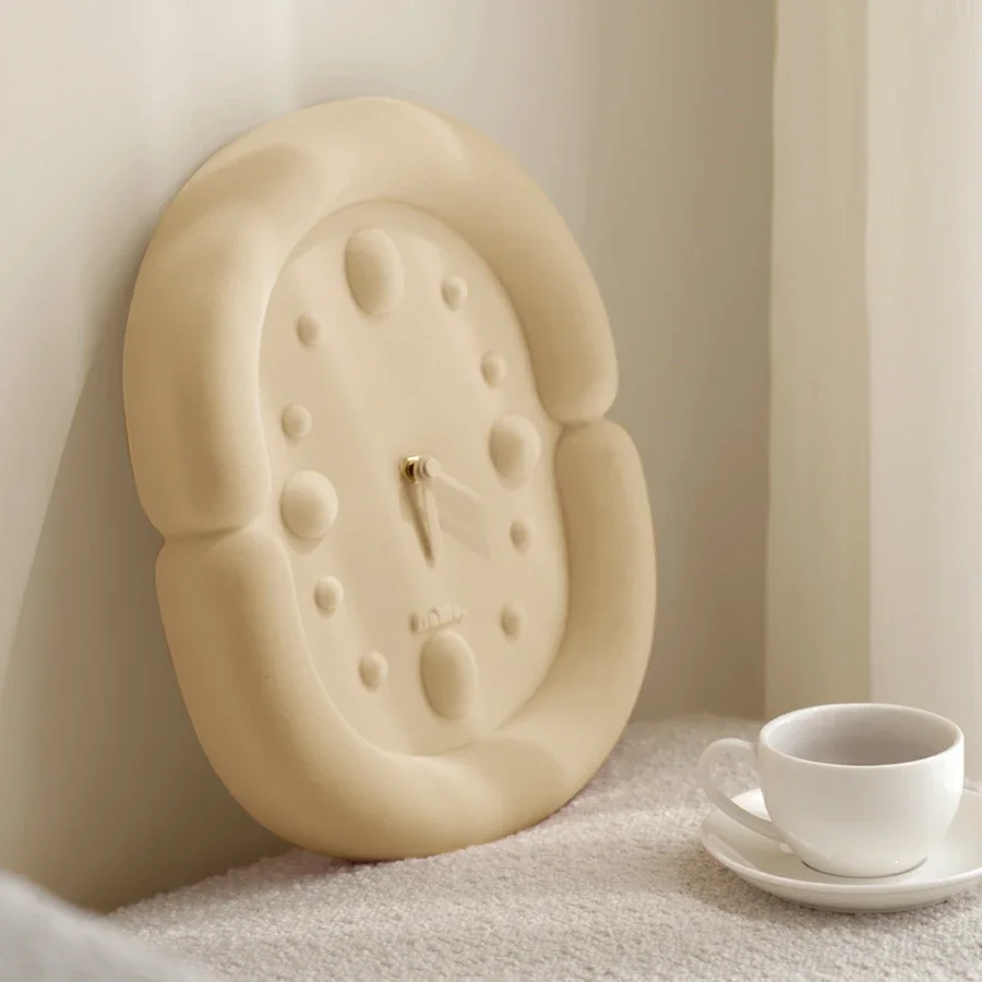 Marshmallow-Wall-Clock-3D-Design-Korean-Style-Suede-Wall-Clock-Wall ...