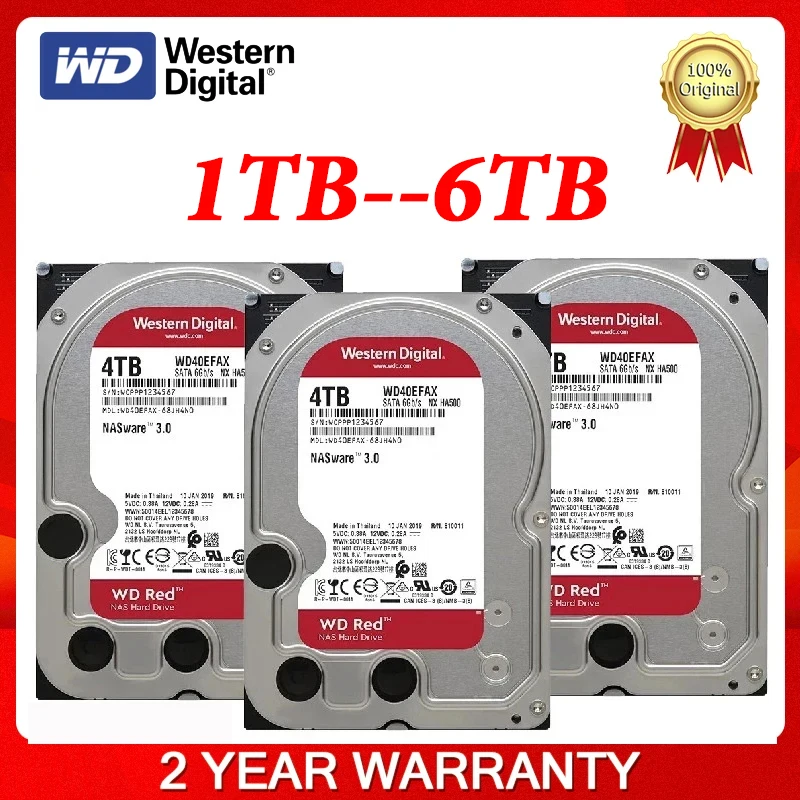 Disco-R-gido-Interno-Western-Digital-para-PC-Desktop-WD-Red-NAS-1TB-2TB ...