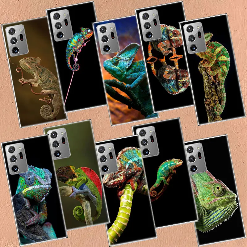 Chameleon Funny Wildlife Phone Case For Samsung Galaxy S22 Ultra S21 ...