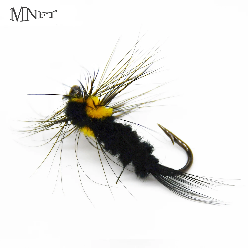 MNFT-10PCS-Flies-Fly-Bee-Hooks-6-Artificial-Insect-Bait-Lure-Trout ...