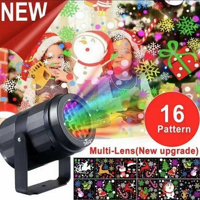 1pc-Snowflake-Christmas-Projector-USB-Powered-Rotating-Christmas ...