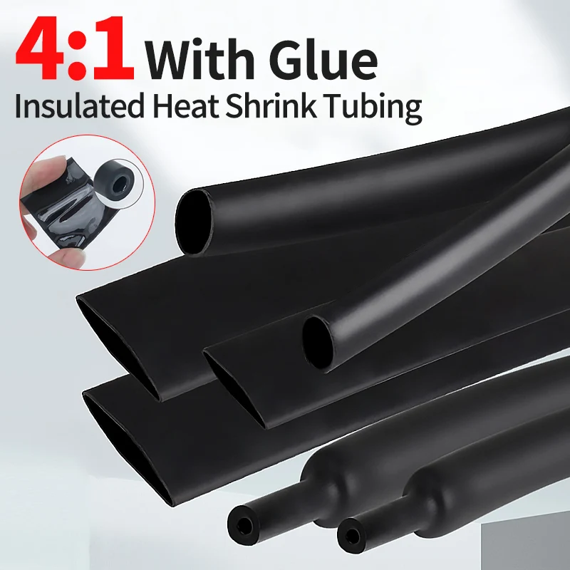 100-Meters-10M-4-1-Heat-Shrink-Tube-with-Glue-Polyolefin-Shrinking ...