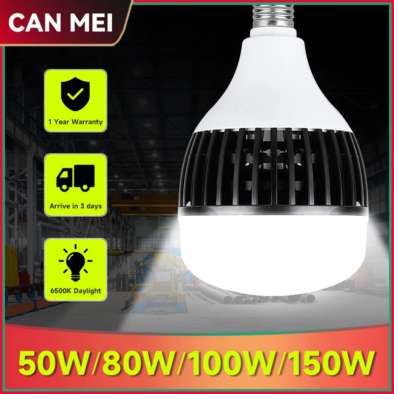 Super-Bright-E27-Led-Light-Bulb-50W-80W-100W-150W-Ampoule-Bombilla-Led ...