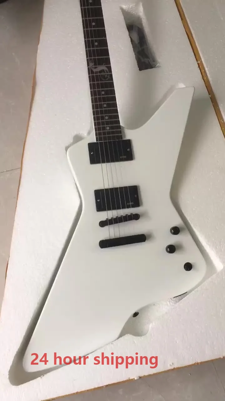 mahogany body white snakebyte james hetfield electric guitar rosewood ...