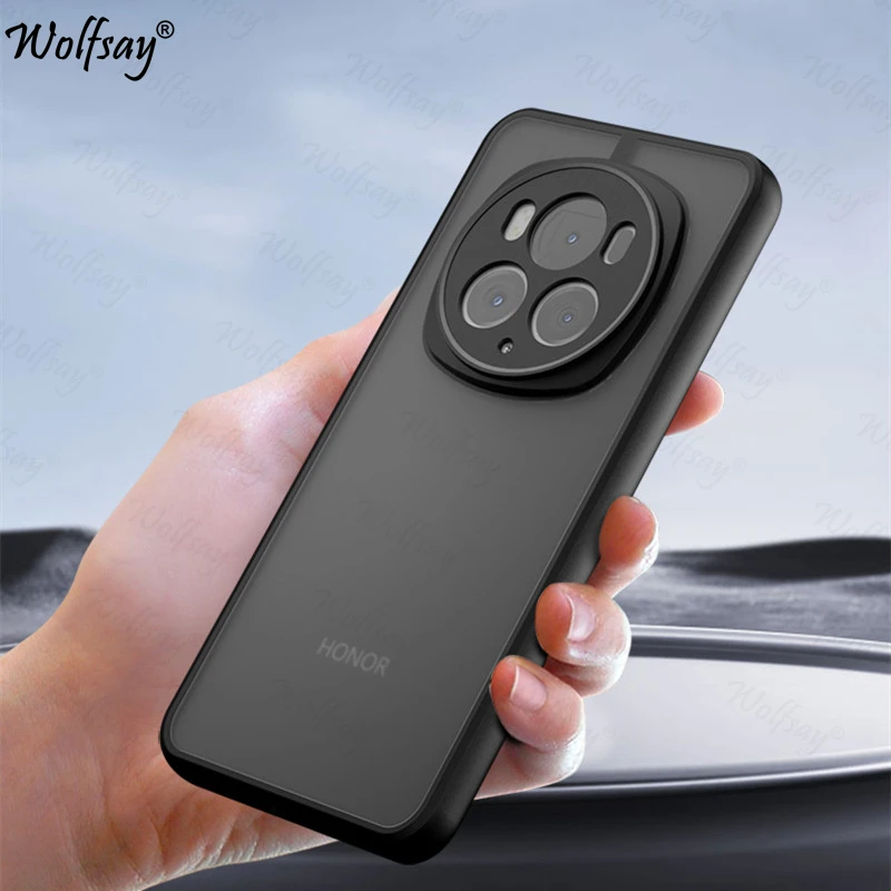 Matte-Transparent-Phone-Case-For-Honor-Magic-6-Pro-Case-Full-Edge-Matte ...
