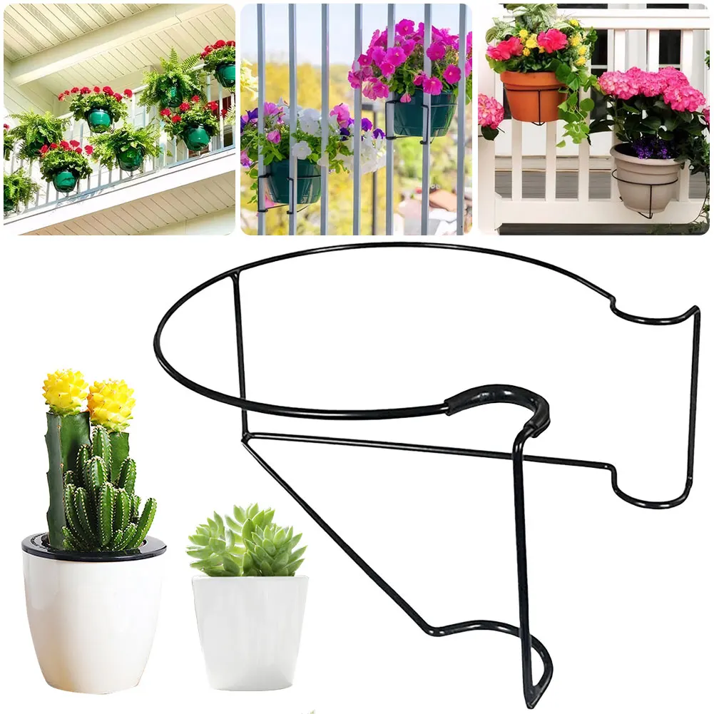 Rack-de-plantador-para-varanda-jardim-cesta-de-flores-pendurada ...