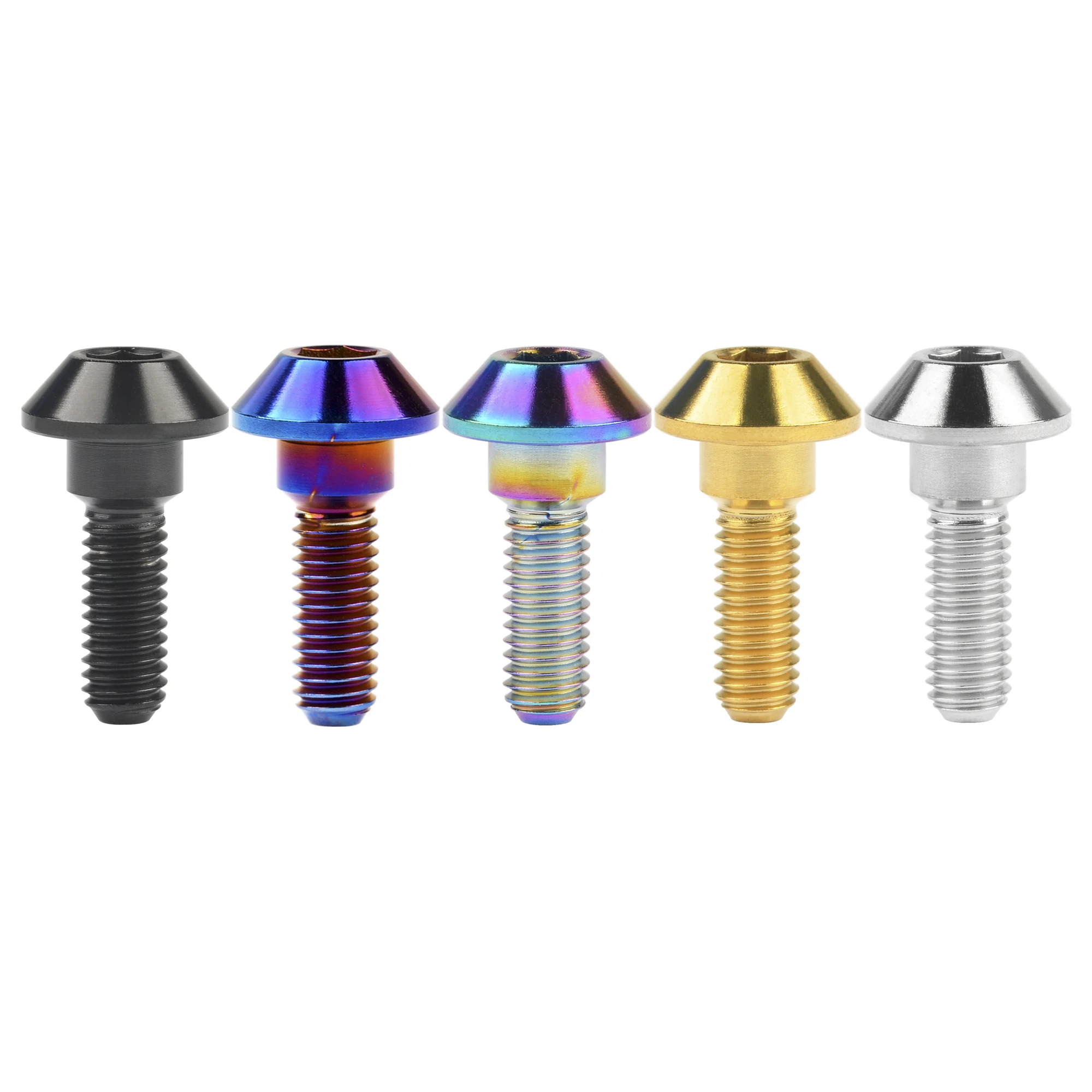 XingXi 티타늄 볼트 M6 X 20mm 테이퍼 볼 소켓 헤드 볼트, 야마하 오토바이 브레이크용|빗장| - AliExpress