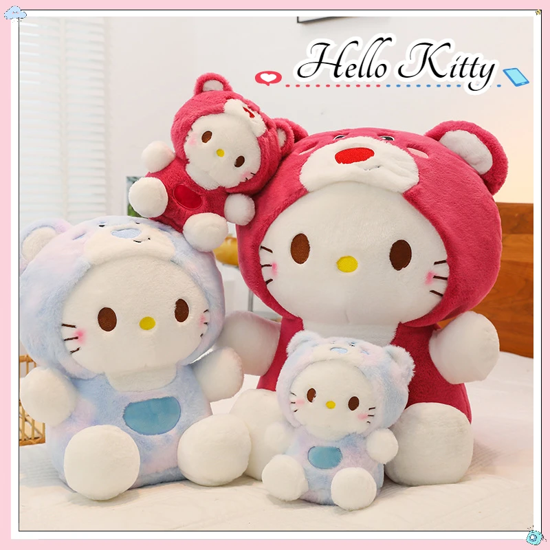 Saniro-HelloKitty-Plush-Cos-Lotso-Doll-27-37-47cm-Cute-Decoration-Toys ...