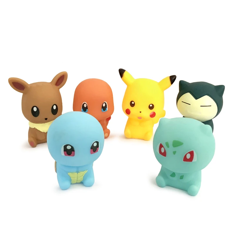 Pokemon-Pikachu-6pcs-Water-Toys-5-6-CM-Squeak-Float-Bath-Toy-Anime ...