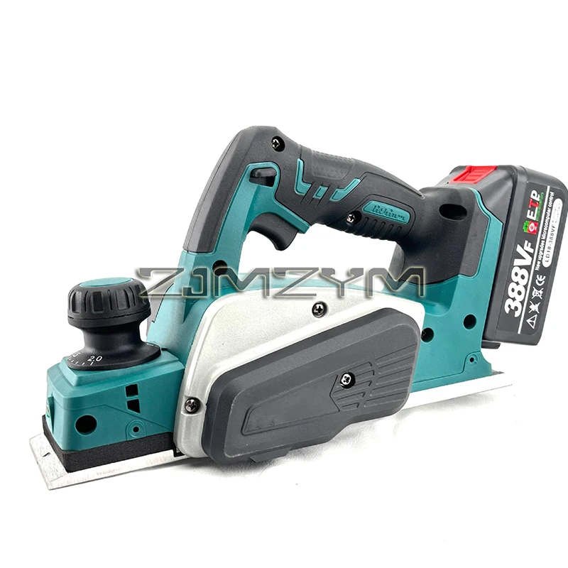 Handheld-Rechargeable-Cordless-Electric-Planer-With-Wrench-Battery-Wood ...