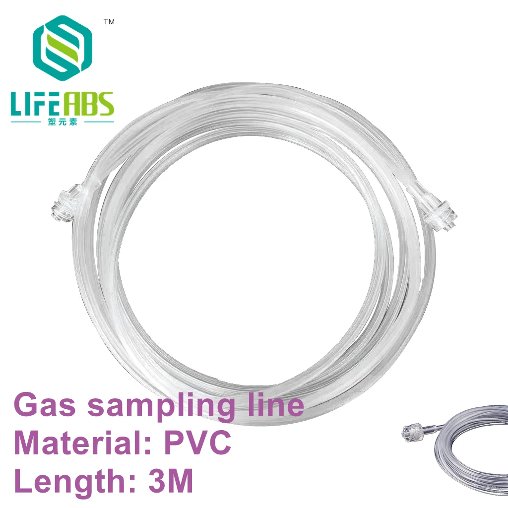 PVC-Gas-Sampling-Tube-com-Luer-Male-Connector-CO2-Sampling-Line-Descart ...