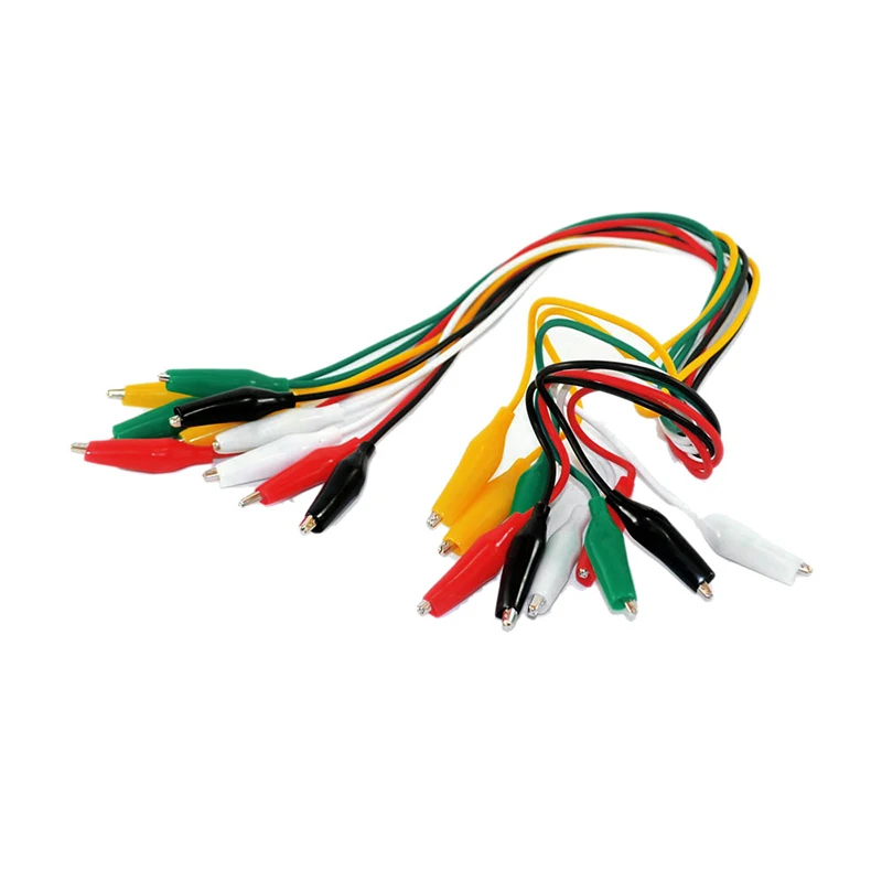 10pcs/set Electrical Alligator Clips DIY Test Leads Alligator clip ...