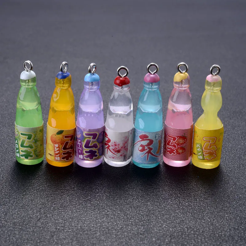 10Pcs-Plastic-Pop-Cola-Soda-Drinks-Beverages-Charms-Juice-Alcohol ...