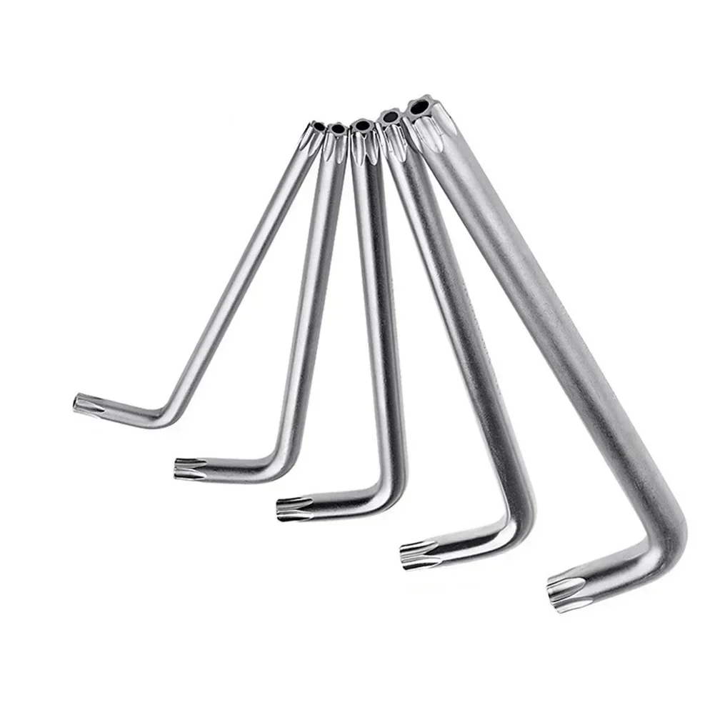 5Pcs-torx-screwdriver-T15-T30-Alloy-Steel-Double-End-With-Hole-Spanner ...