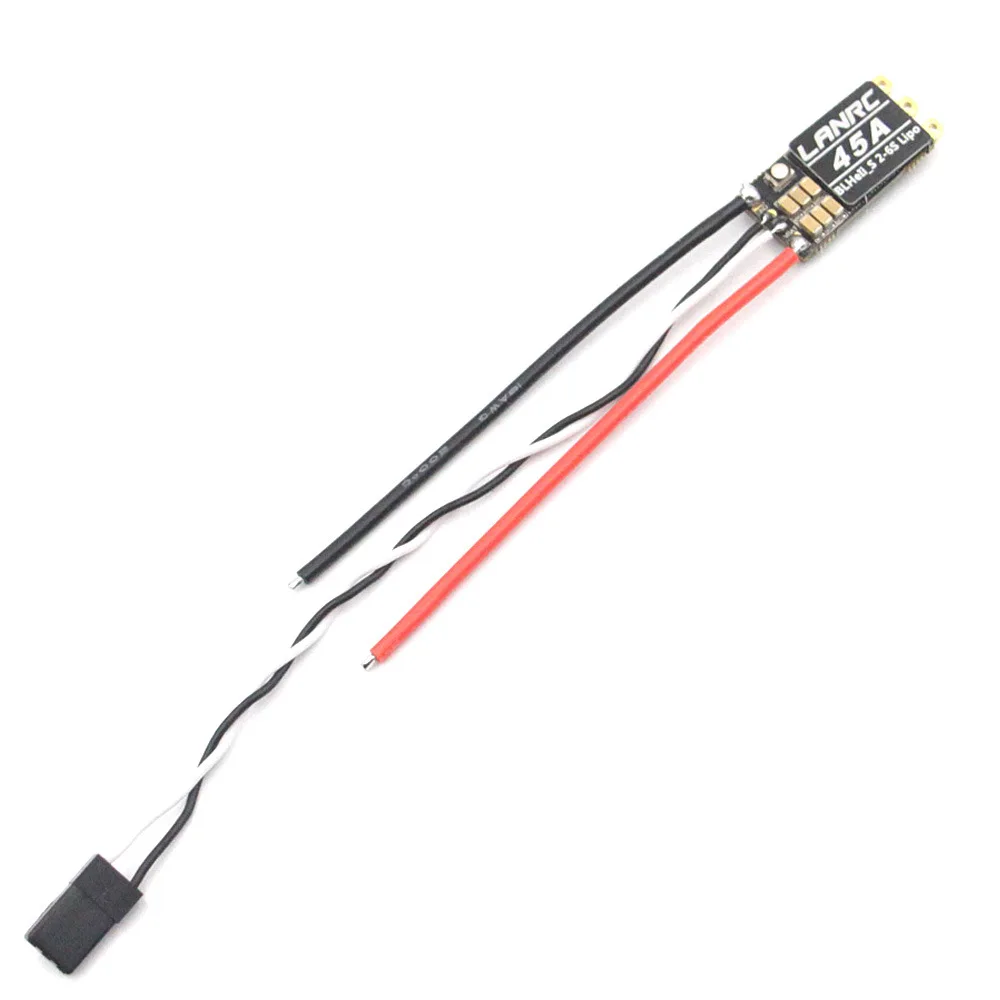 Esc LANRC 45A 35A BLHeli_S ESC 2-6S luz LED DSHOT125/300/600 ...