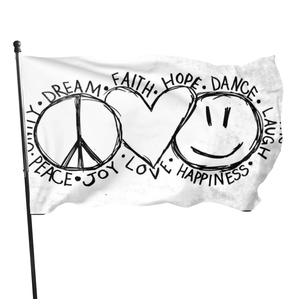 Peace-and-Love-Happiness-Flags-International-Peace-Day-Hope-for-World ...