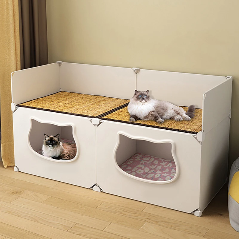 Cat Bed Detachable Cat Hiding House Comfortable Small Dog Nest Washable ...