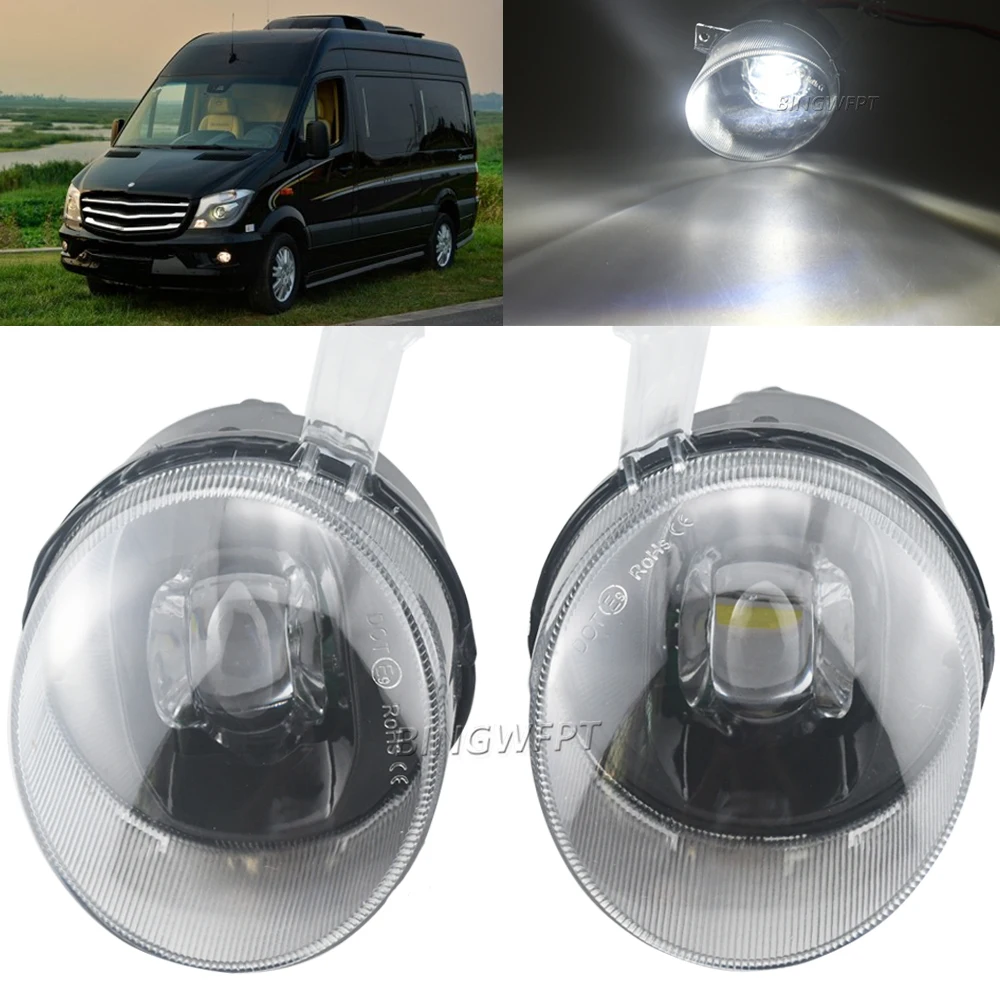 2-X-LED-Fog-Light-Assembly-For-Mercedes-Benz-Sprinter-W906-2014-2015 ...