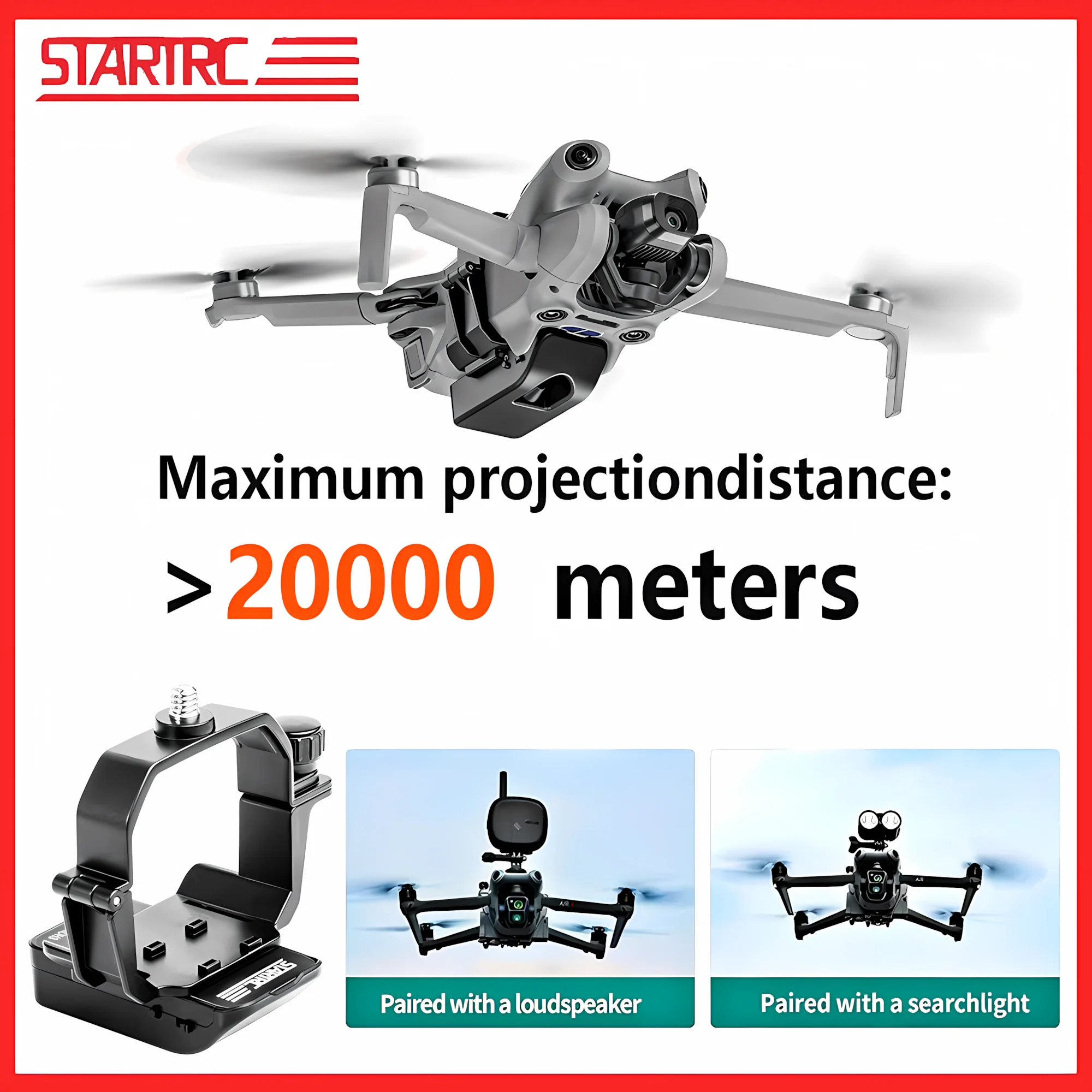 STARTRC Drone Airdrop Payload Release-systeem voor DJI Mini 4 Pro/4K ...