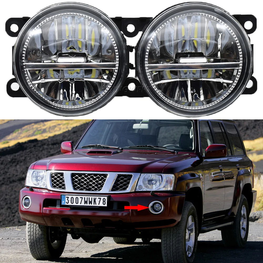 2PCS-LED-Fog-Lights-For-Nissan-Safari-Patrol-Y61-Facelift-2005-2006 ...