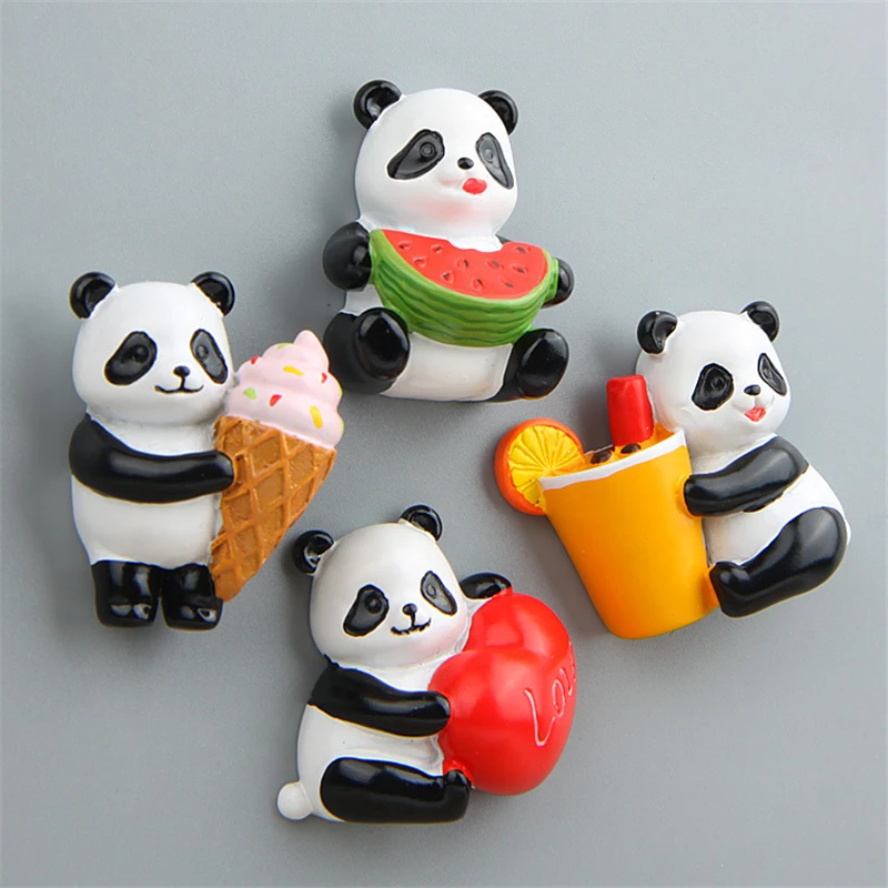 Cute-Panda-Magnetic-Fridge-Magnets-Cartoon-Refrigerator-Magnets-For ...