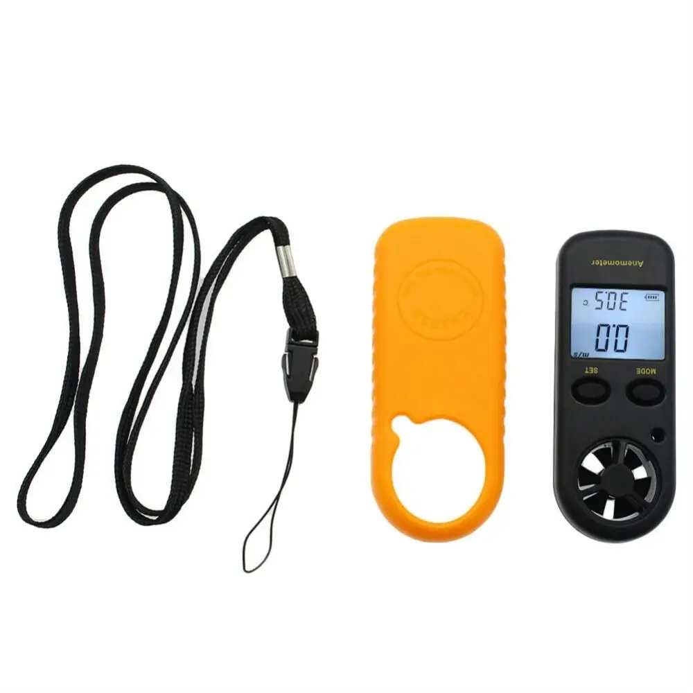 GM816 Mini Digital Anemometer Hand-held LCD Display Air Velocity Meter ...