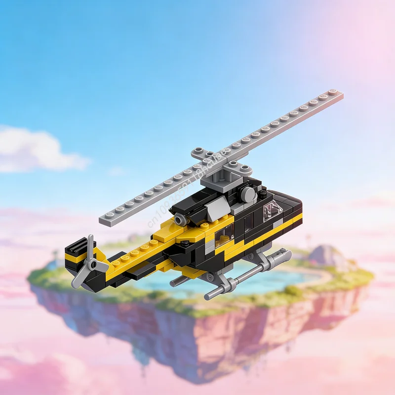 136pcs MOC Model Team Midi Scale Black Thunder Building Blocks Toy ...