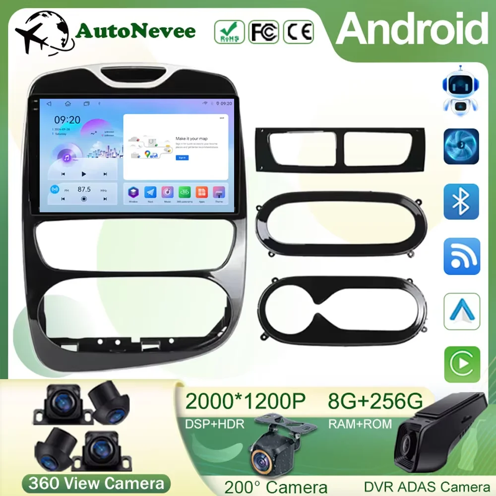 For Renault Clio 4 BH98 KH98 2016 - 2019 Car Android Multimedia Stereo ...