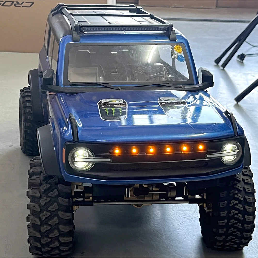 Luz de rejilla delantera para 1/8 YIKONG YK4083 rc, piezas de juguete