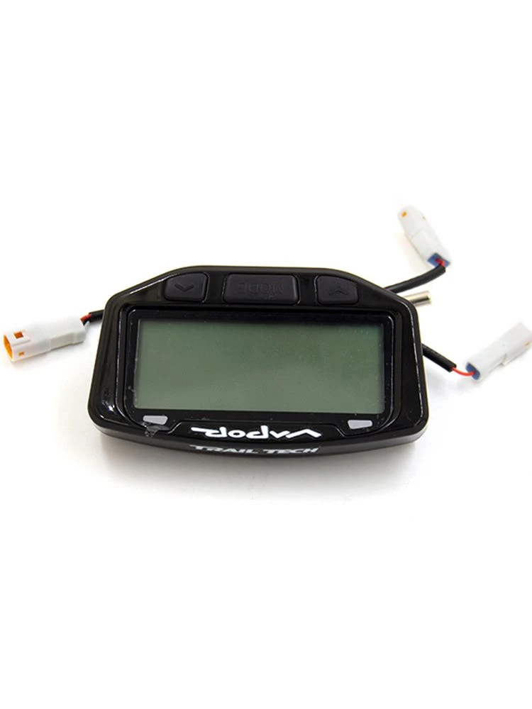 Trail Tech 752-119 Black Digital Motorcycle Speedometer Tachometer ...