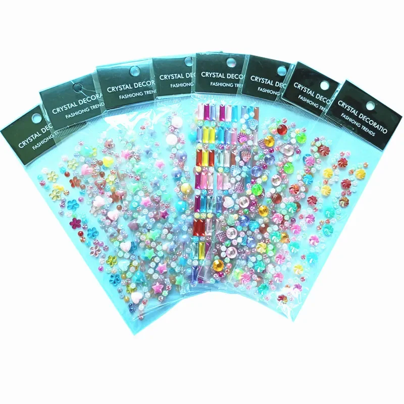 Autocollant-de-scrapbooking-en-cristal-acrylique-autocollants-en ...