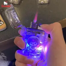 Kuromi Lighter Pink Flame Creativity Strobe Light Igniter Kawaii Hello ...